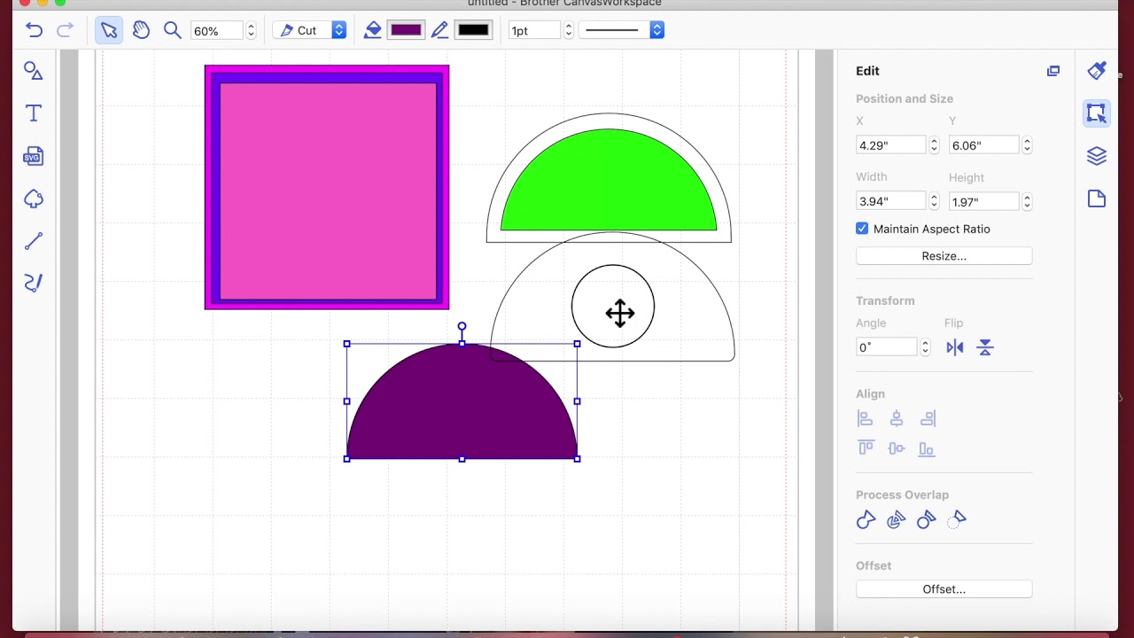brother scan n cut tutorials lesson 2 - YouTube