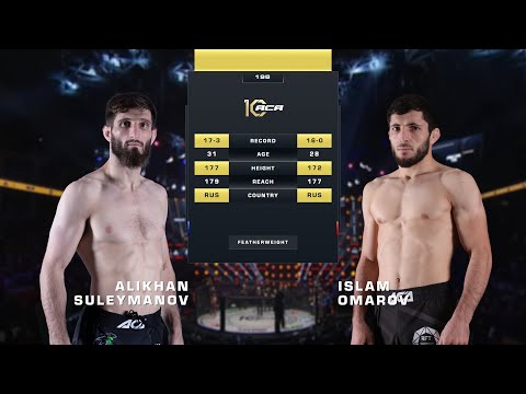 Алихан Сулейманов vs. Ислам Омаров 2 | Alikhan Suleymanov vs. Islam Omarov 2 | ACA 198