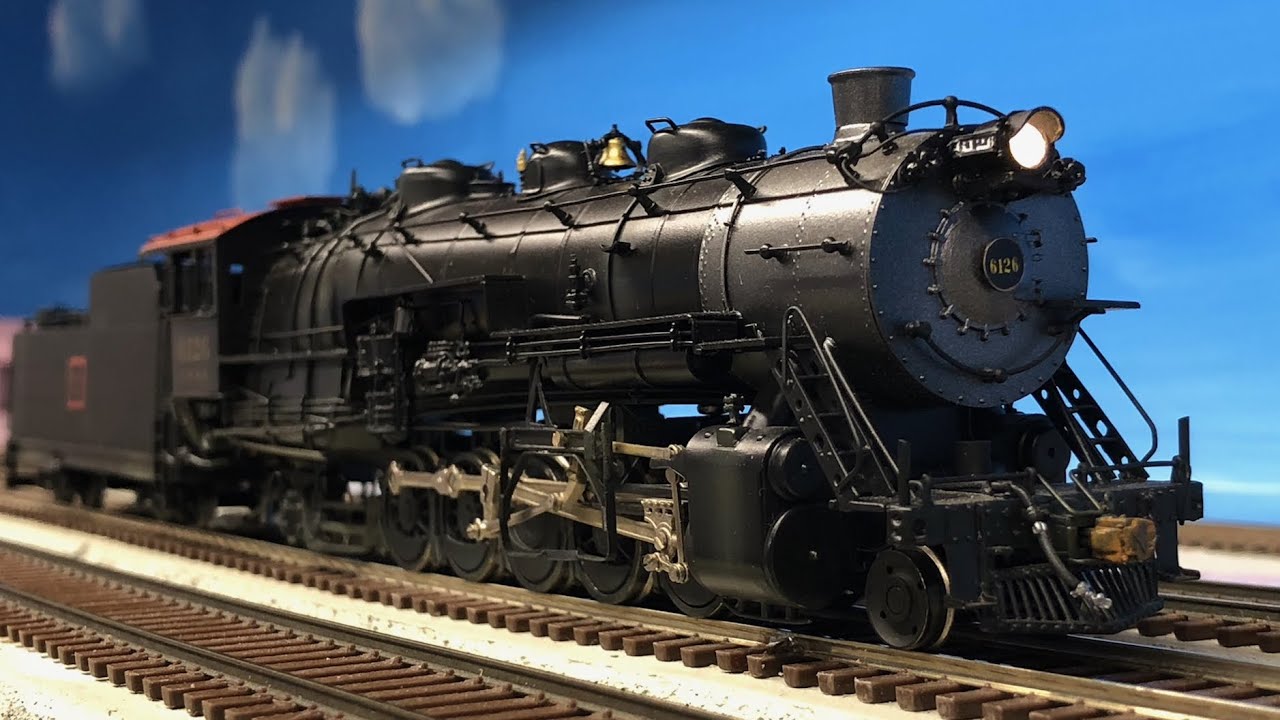 Overland Models CB&Q M2-A 2-10-2 with Tsunami2 Sound - YouTube