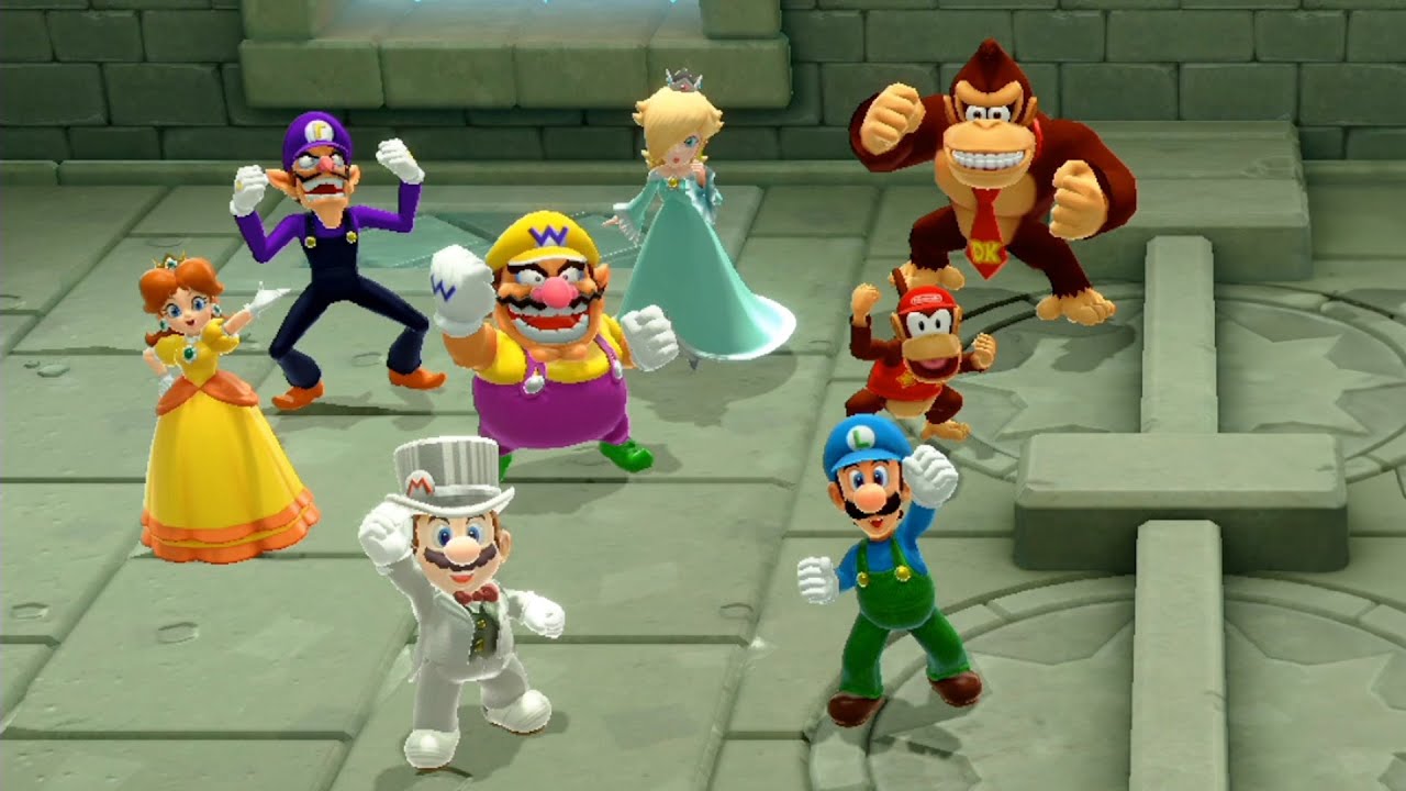 Mario Party Switch - Timing Minigame Team Mario Vs Team Luigi (Master ...