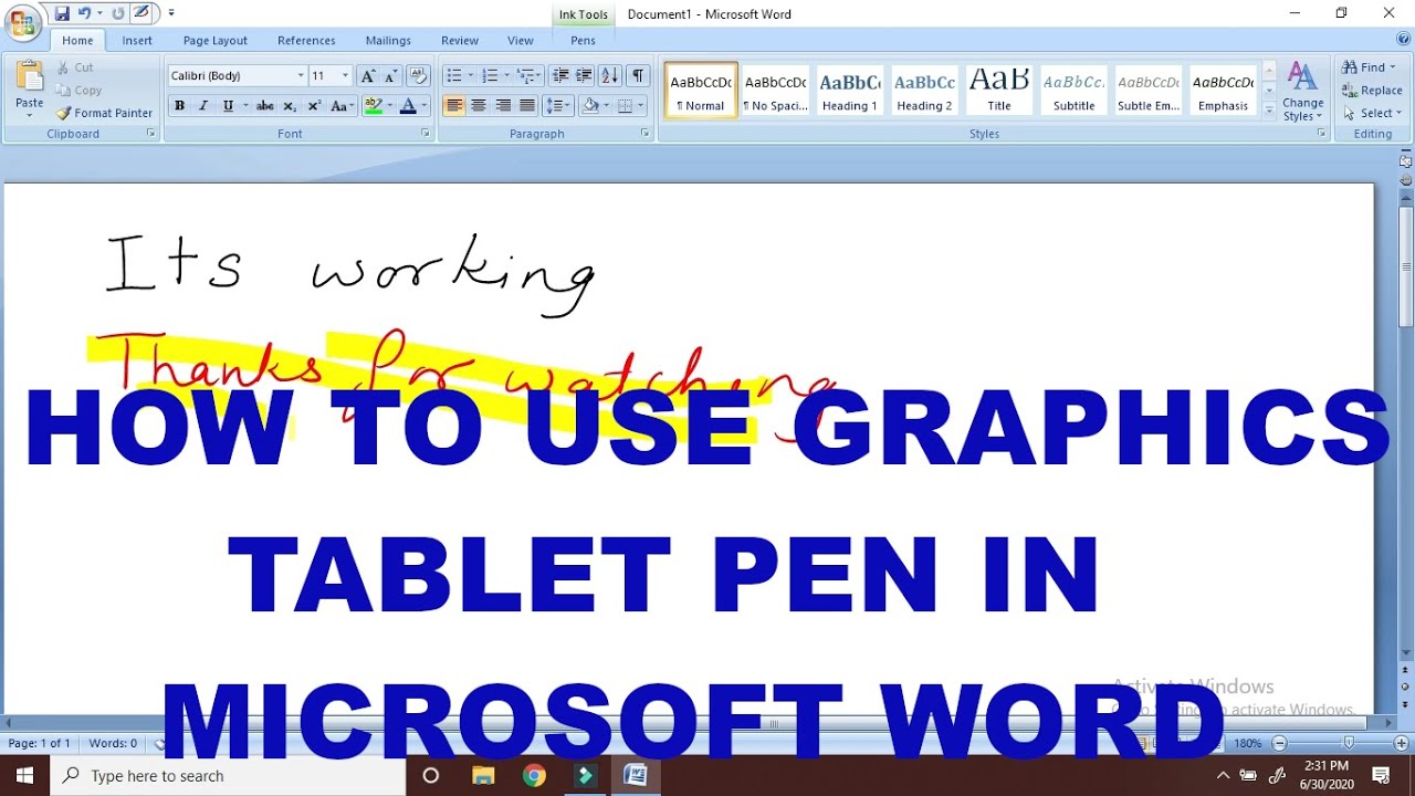 How To Use Graphic Pen In Microsoft Word How To Use Tablet Pen In how-to-use-graphic-pen-in-microsoft-word-how-to-use-tablet-pen-in
