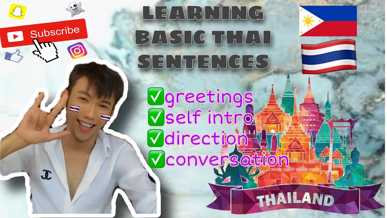 LEARNING BASIC THAI SENTENCES | *Simple and Easy* By KhruJaejae🇵🇭 - YouTube