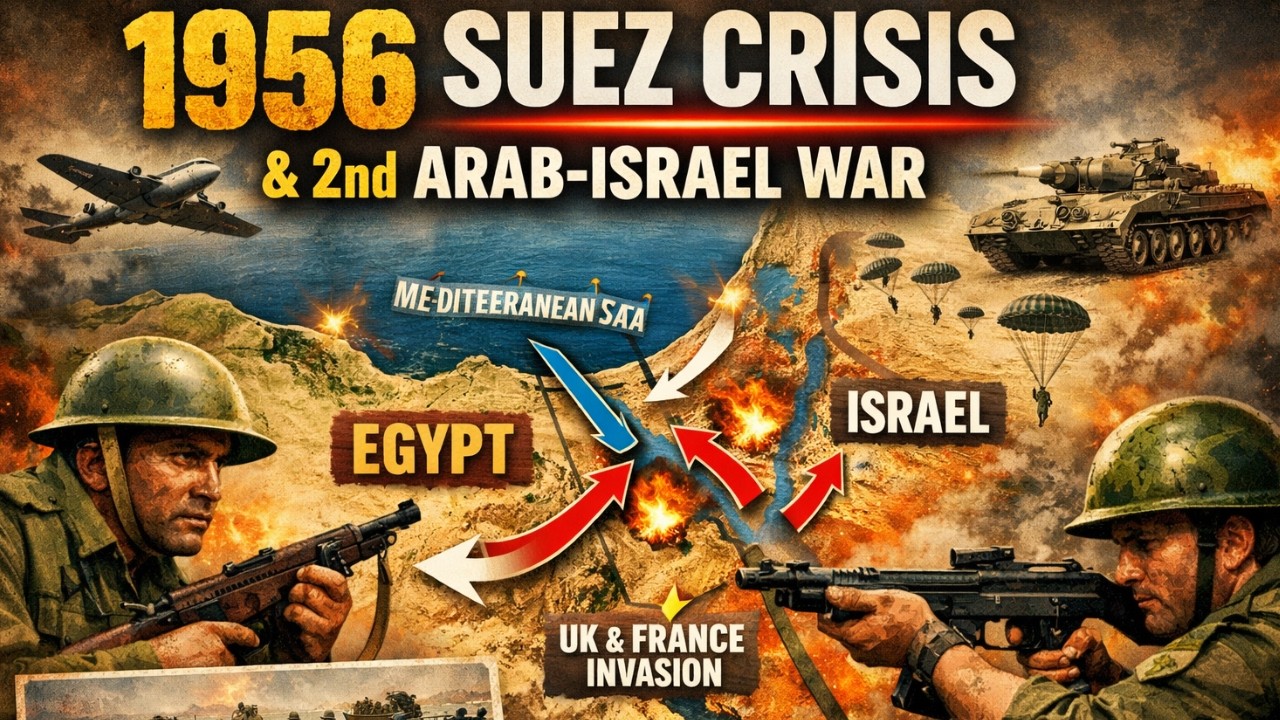 How Israel, Britain & France Invaded Egypt (1956 War Explained with ...