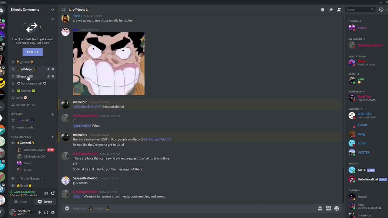 New discord server! | Read Description. - YouTube