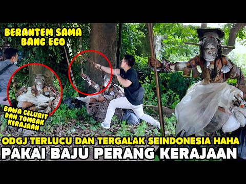 VIRAL !! ODGJ INI MEMAKAI KOSTUM IRONMAN DAN MEMBAWA BANYAK SENJATA TAJAM KERAJAAN JEPANG ??
