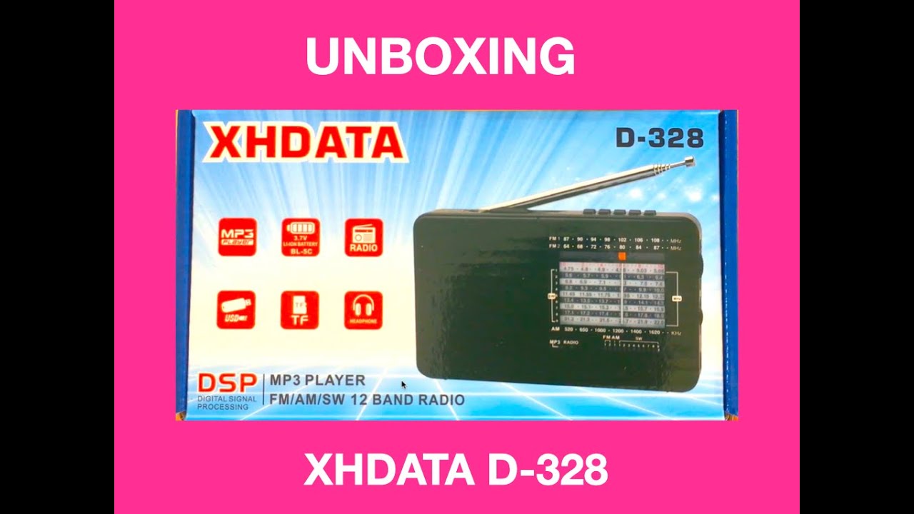 UNBOXING XHDATA D-328 - YouTube