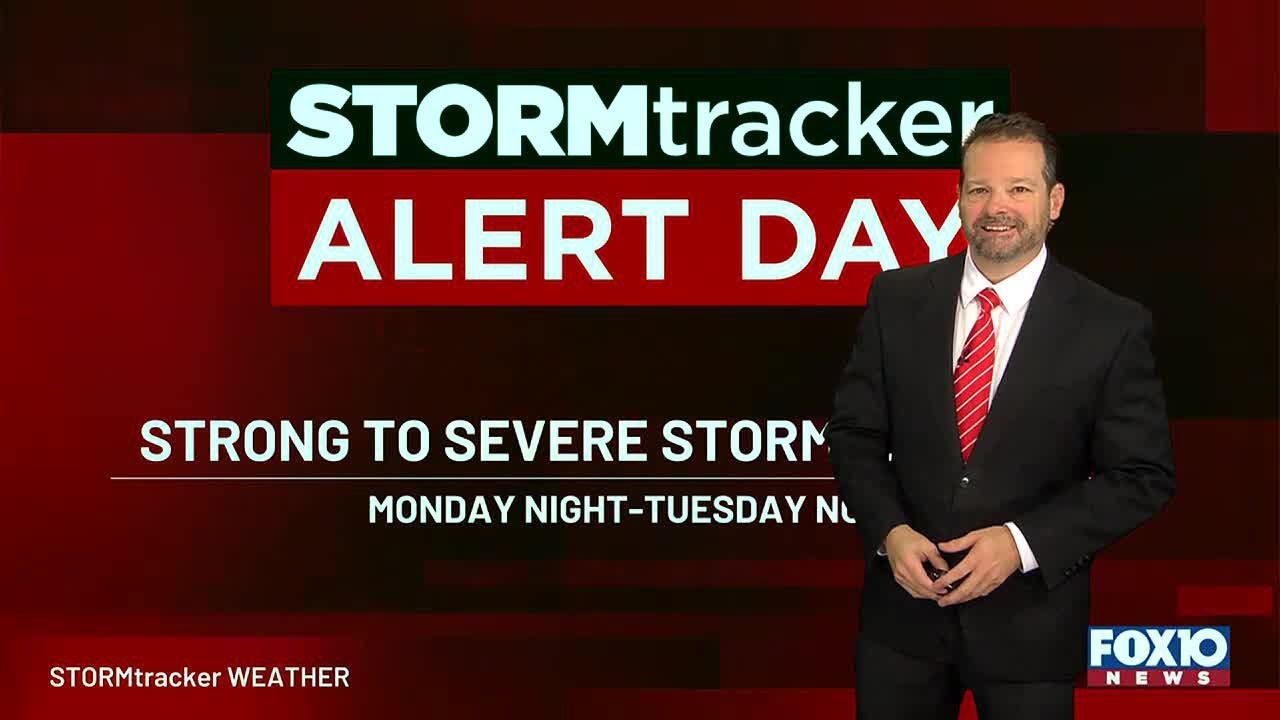 STORMtracker Alert day for severe weather overnight into early Tuesday ...