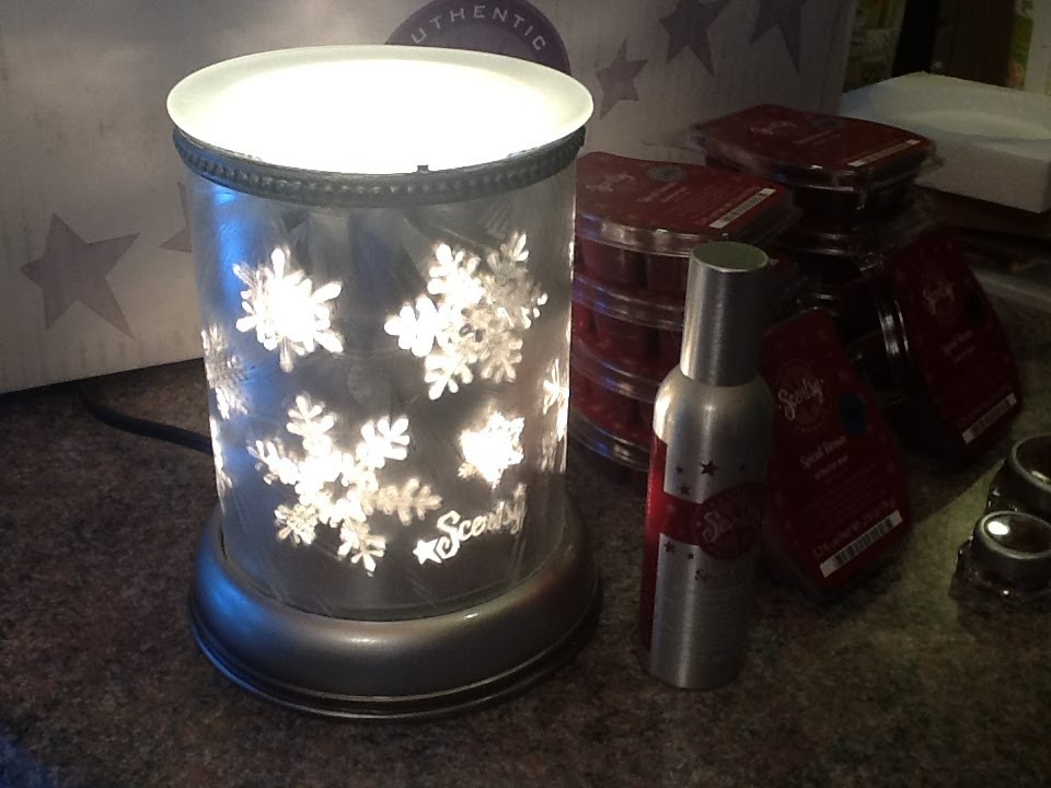 Scentsy December 2013 Scent & Warmer of the Month (Silver Frost Shade ...