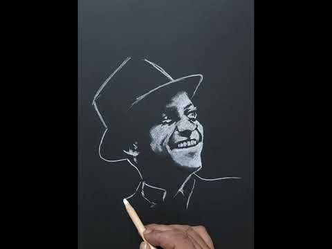 How to Draw a Shadow Portrait on Black paper art 🎨 #art #drawing #artist 