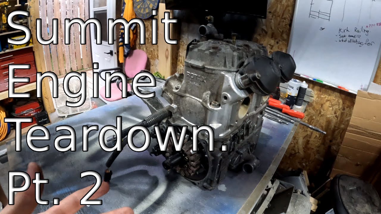 2010 Summit 800X Engine Teardown and Rebuild Pt. 2 - YouTube