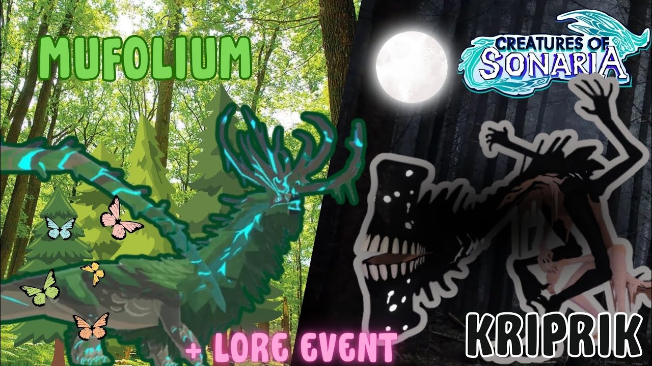 New Update in Creatures of Sonaria! | Mufolium and Kriprik Redesign ...