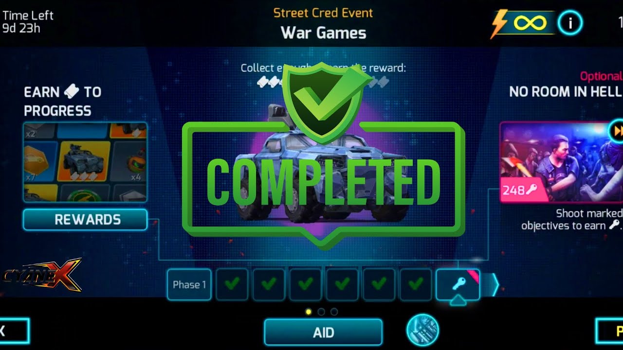 Street Cred Event: WAR GAME - Phase 1 Complete | Gangstar Vegas - YouTube