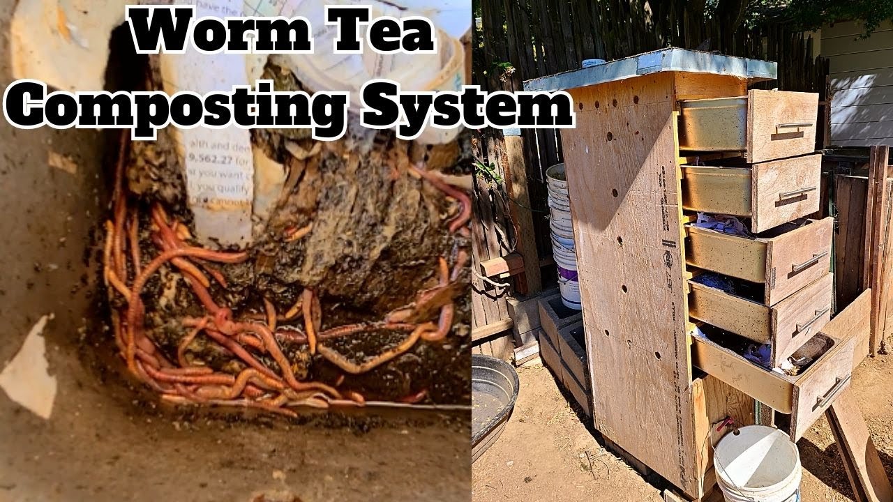 Worm tea tower build part 2 (worm composting tea system) - YouTube