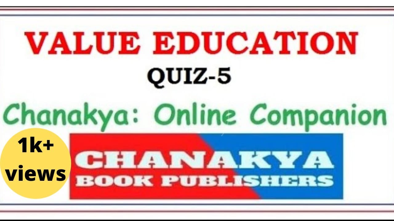VALUE EDUCATION: QUIZ-5:: UGC-NET Paper-1 - YouTube