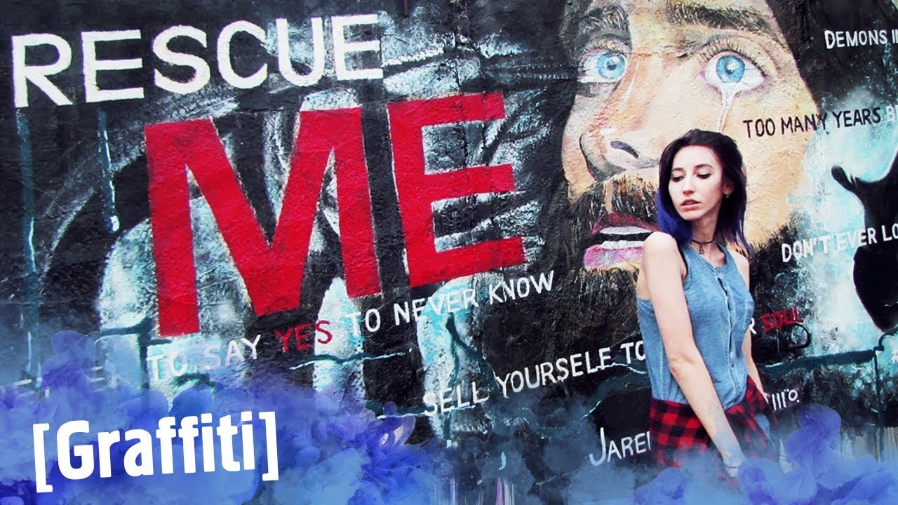30 SECONDS TO MARS - RESCUE ME / JARED LETO [GRAFFITI] (Kyiv, Ukraine ...