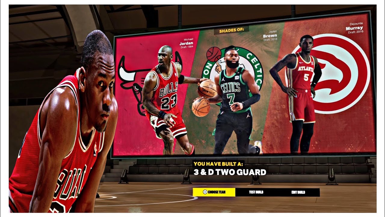 BEST MICHAEL JORDAN BUILD NBA 2K23 NEXT GEN (ALL AROUND 3 & TWO GUARD ...