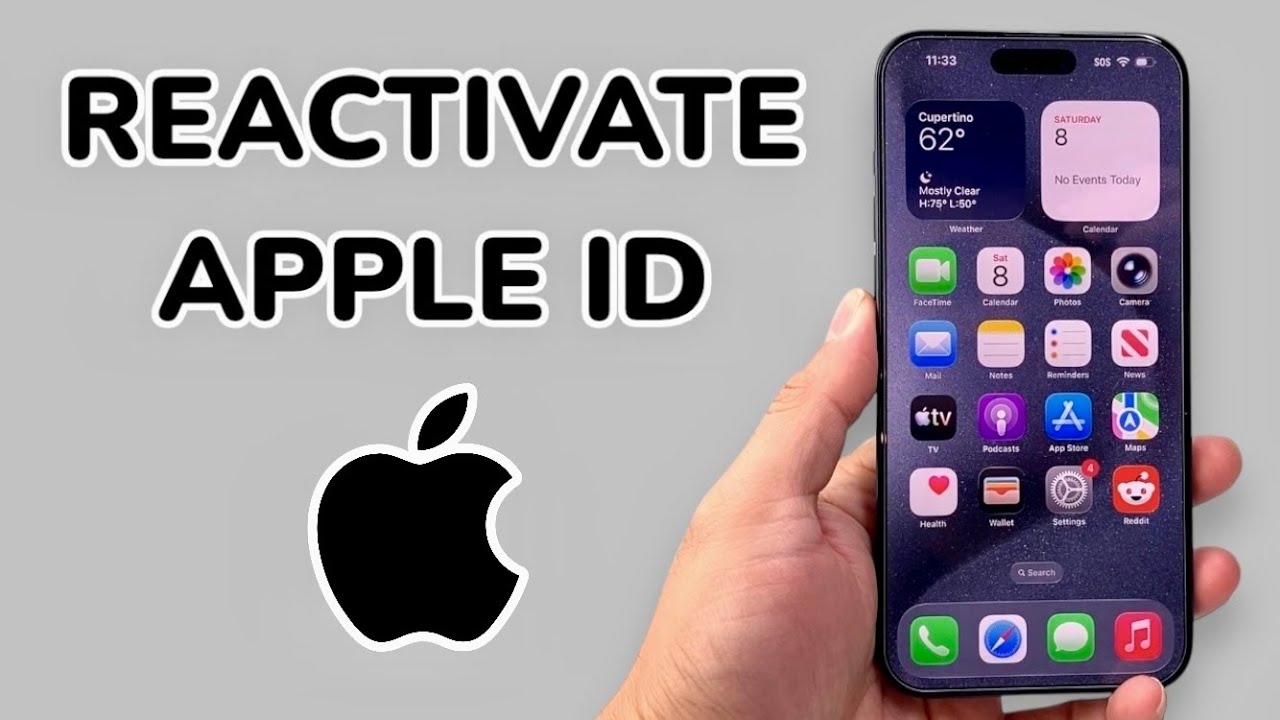 How To Reactivate Apple ID Account - YouTube