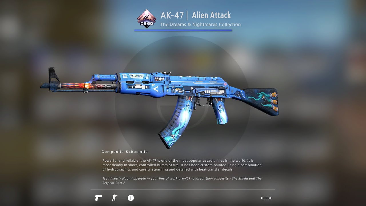 Ak-47 | Alien Attack - Dreams & Nightmares Contest (Long Version) - YouTube