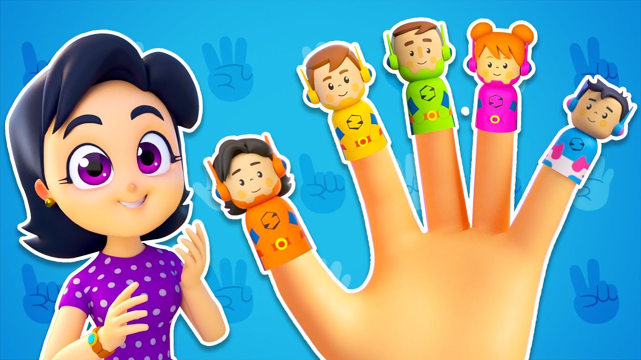 Daddy Finger Where Are You ( Finger Family ) Nursery Rhyme for Babies ...
