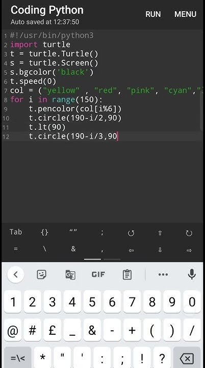 Making Flower Using Python Coding Ustad Shorts Pythonshorts Shortvideo Programming Python 9342