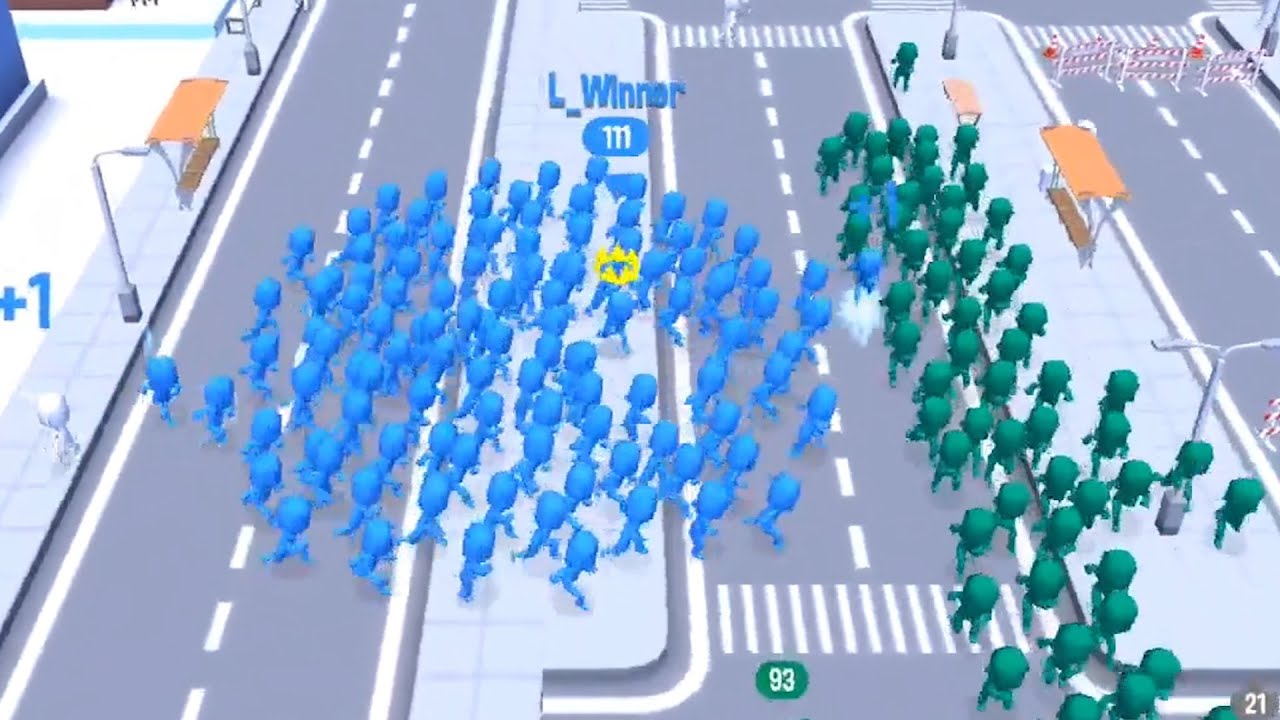 Crowd City World Record 1584 Map Control: 100.00% #1109 - YouTube