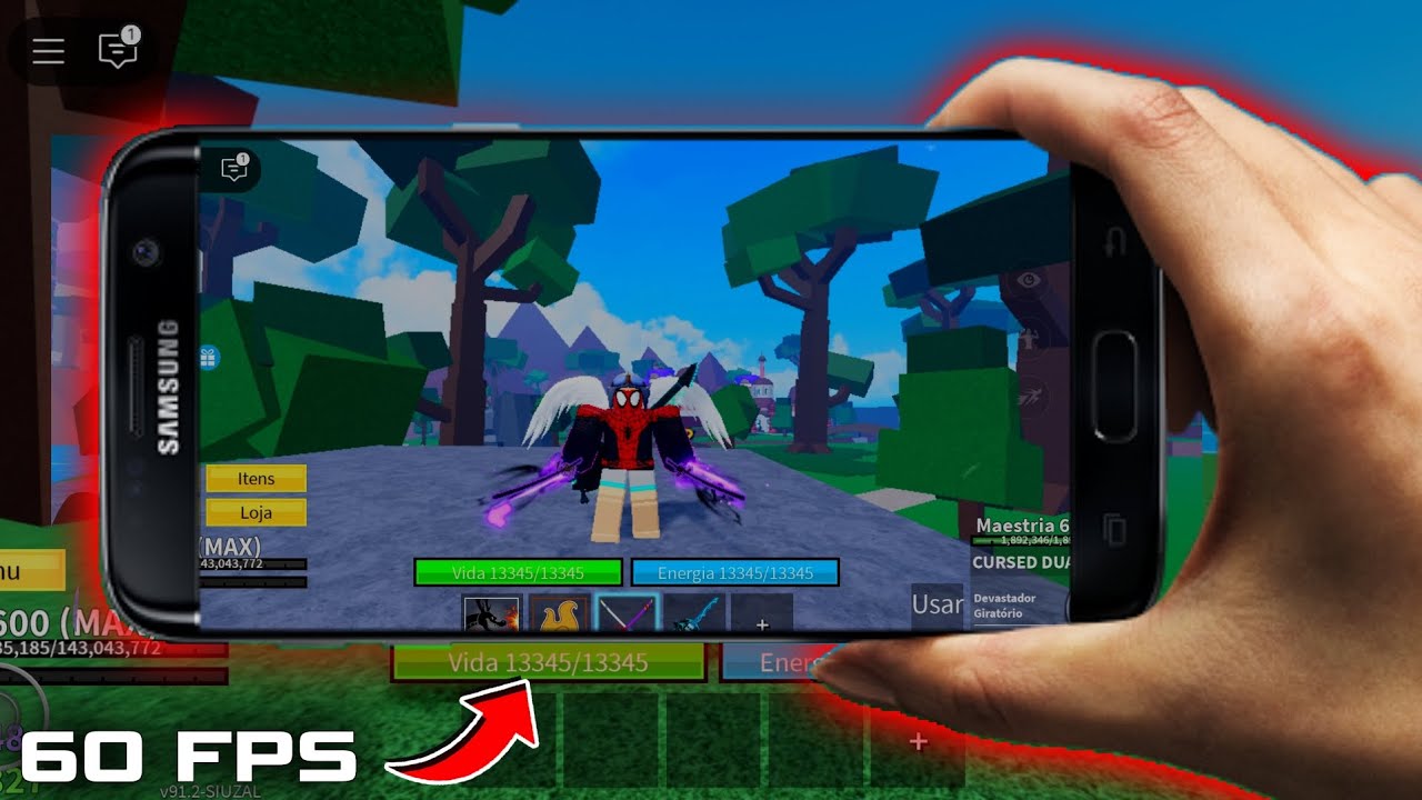Como fazer o BLOX FRUITS roda em qualquer celular ( até nós pocket ...