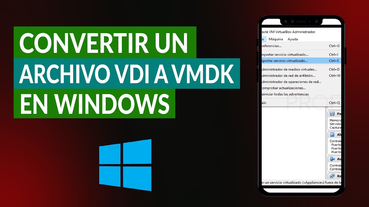 Cómo Convertir un Archivo VDI a VMDK en Windows Fácilmente - YouTube