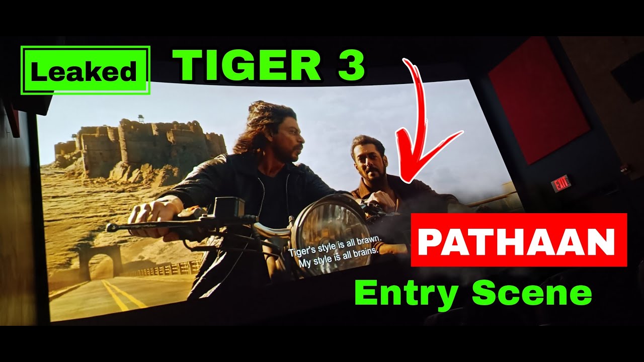 SRK's PATHAAN Entry Scene Leaked From TIGER 3 l Shah Rukh Khan l Salman ...