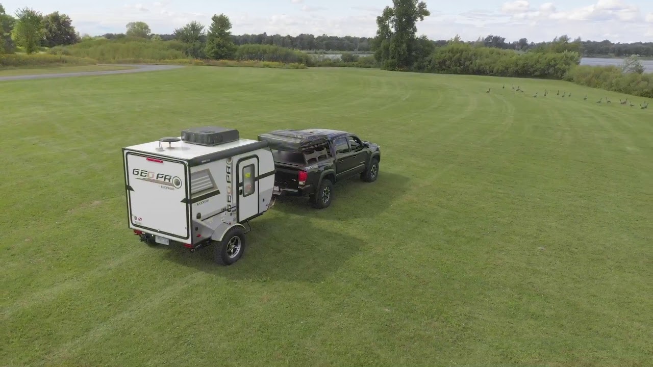 Geopro 12RK base camp trailer - YouTube