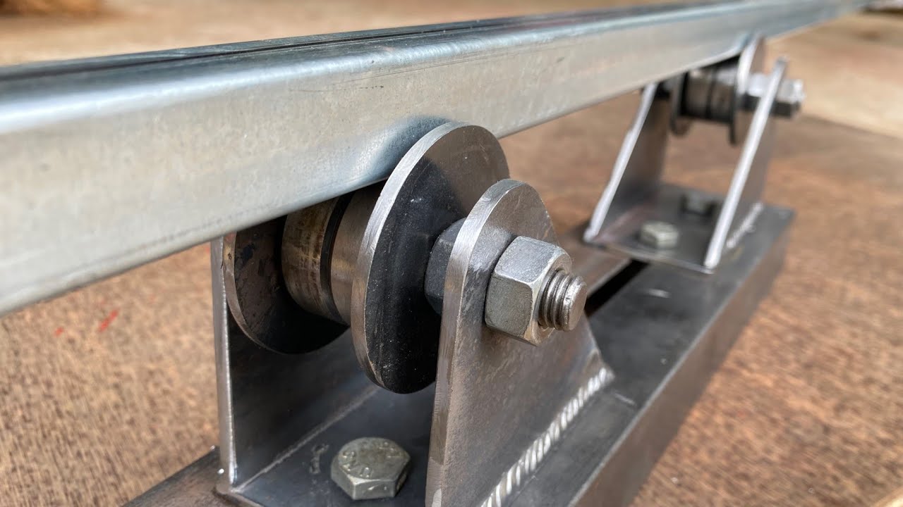 ROLL PIPA BUATAN !! ide cerdas tukang las membuat alat roll pipa hollow ...