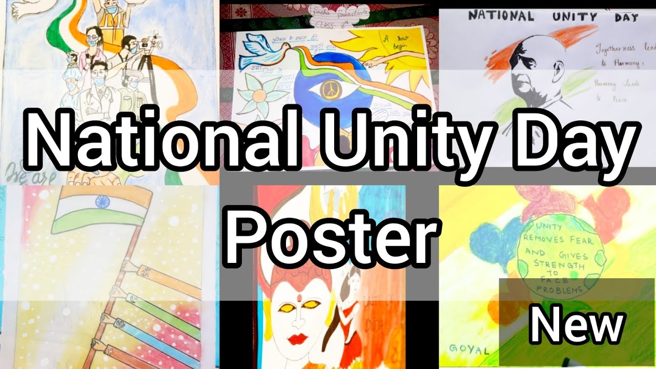 national unity day poster 2021/National Unity Day Drawings - YouTube