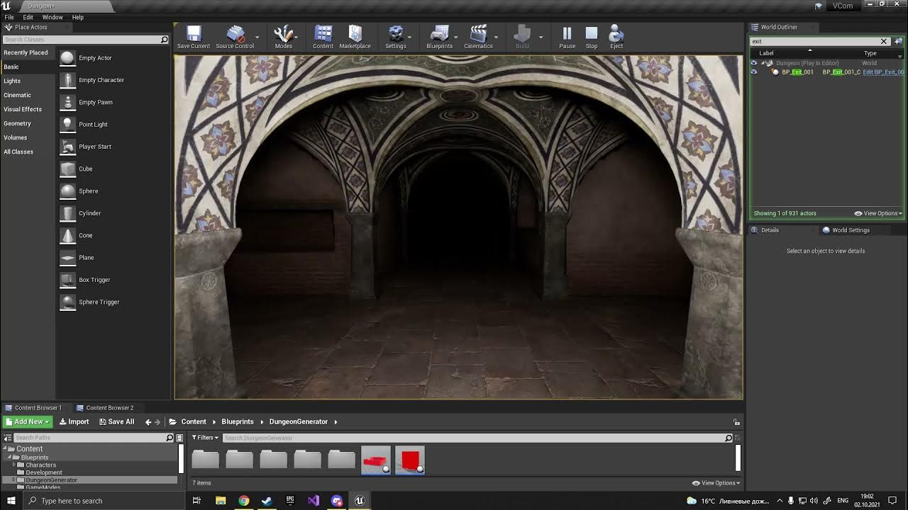 Age of Wrath - Dungeon Generator/Grid Pathfinding System. UE4. - YouTube
