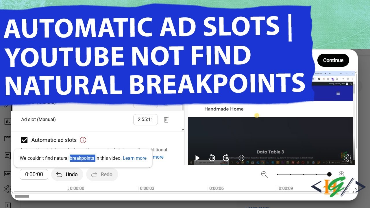 How to Fix or Optimize Automatic Ad Slots for Your YouTube Videos ...