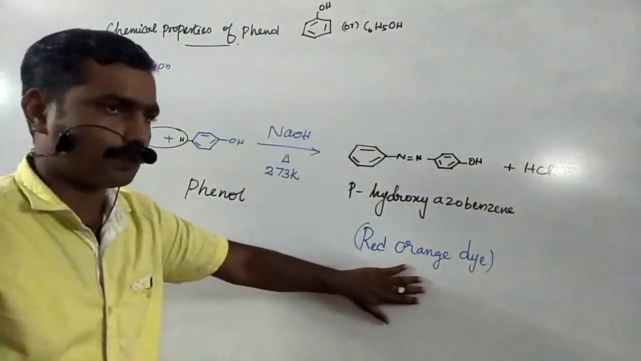 chemistry class 12 coupling reaction- phenol chemical properties ACTC ...