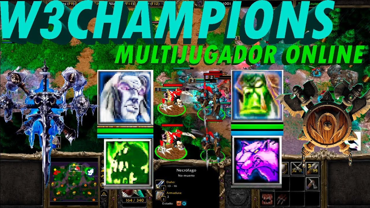 Warcraft 3 W3champions Multijugador Online IraSalvaje(UD) vs dtran27 ...