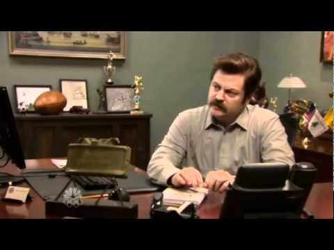 Ron Swanson Tribute Compilation Pt. 1.avi - YouTube