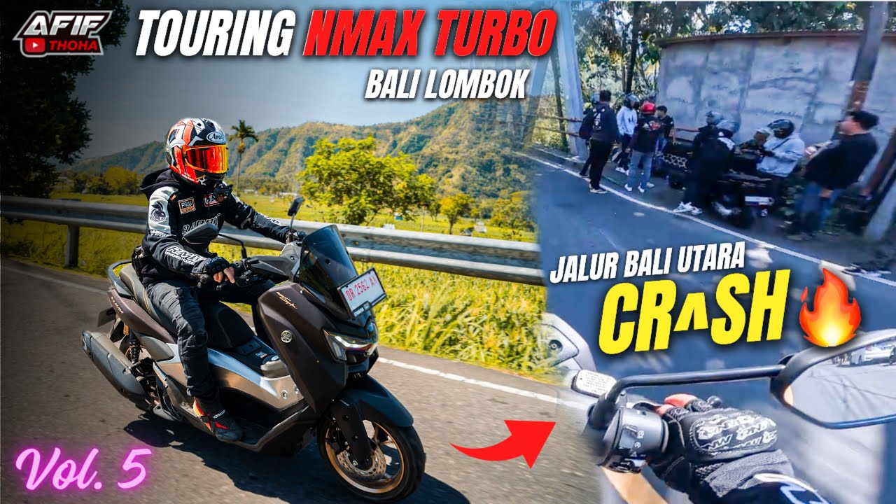 JALUR BALI UTARA EMANG MENGGODA SAMPAI CR@SH🔥TOURING NMAX TURBO BALI ...