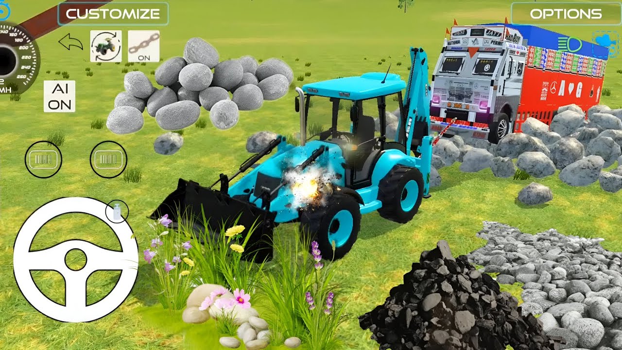 Drive Jcb And Unloading💥| Dumper Truck Game | Truck Game Dikhao | Gadi ...