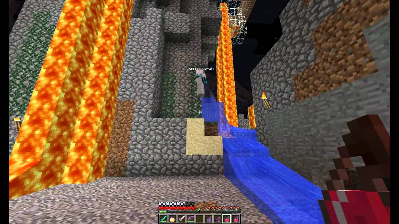 Minecraft-Server Battle PvP play - YouTube