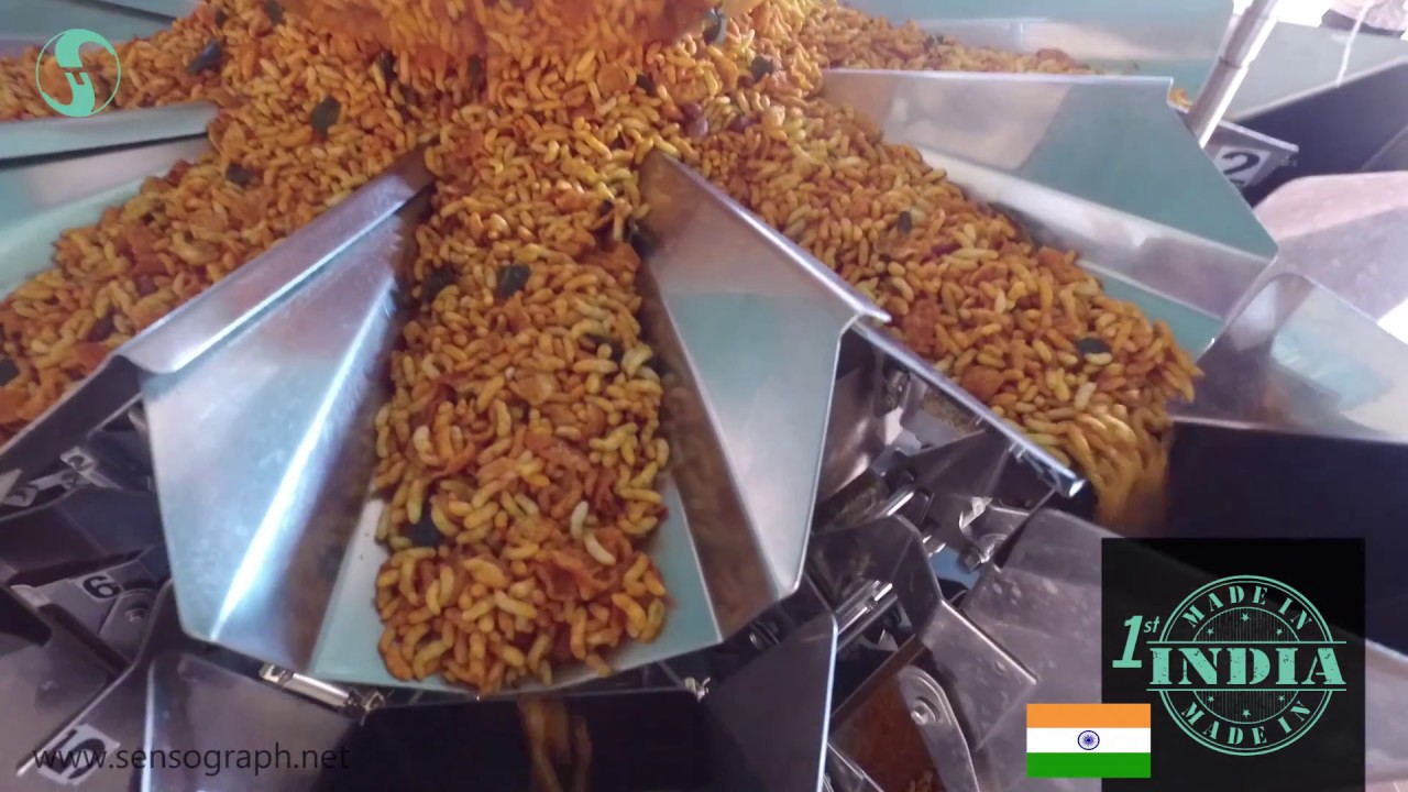Food packing Machine | Bhadang Packaging | Sensograph Multihead ...