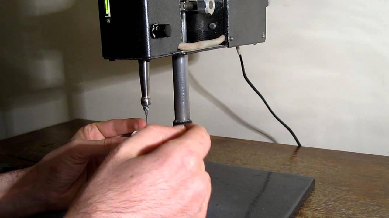 Topaz ultrasonic drilling by ULS25 - YouTube