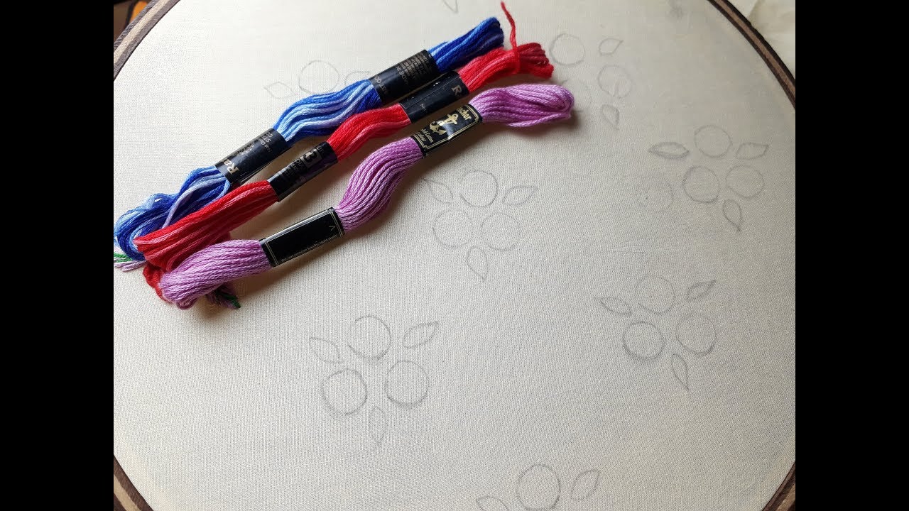 Beautiful all over design | Hand embroidery all over design - YouTube