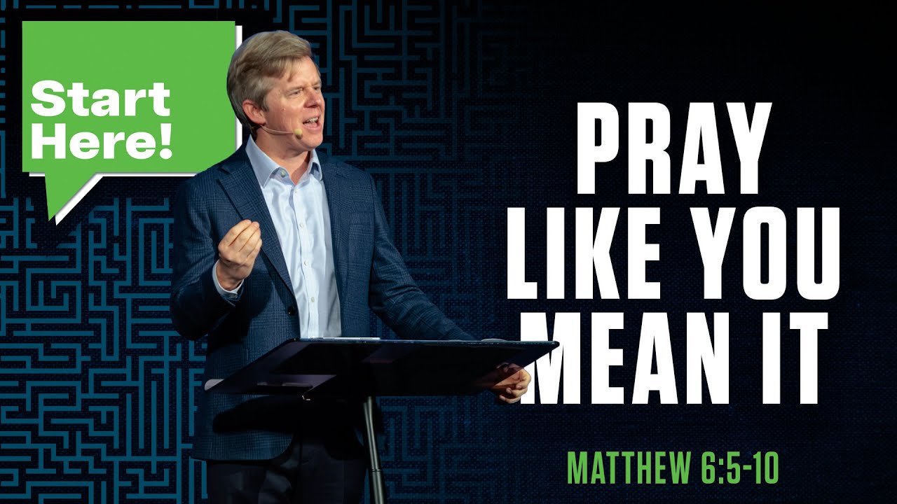 PRAY LIKE YOU MEAN IT – Dr. Thomas West | Matthew 6:5-10 - YouTube