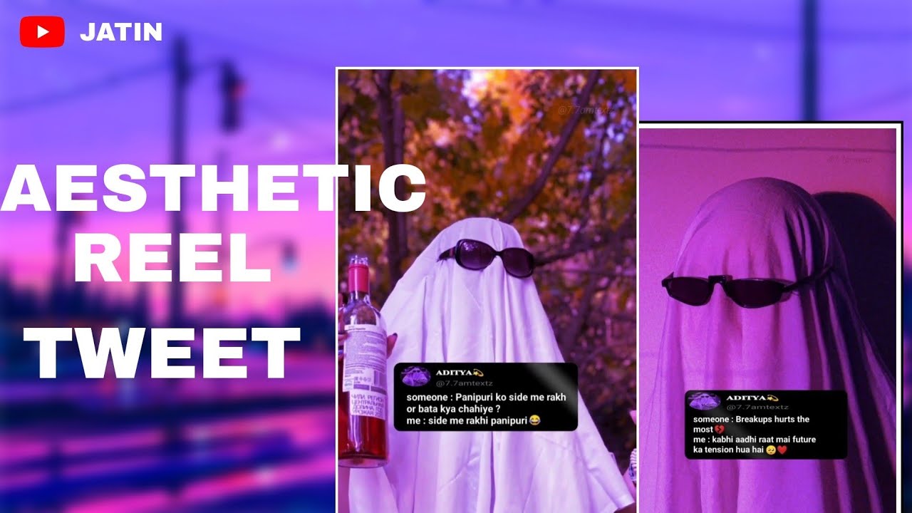 How To Make Aesthetic Tweet Reel !!editing!! !! instagram viral Reel ...
