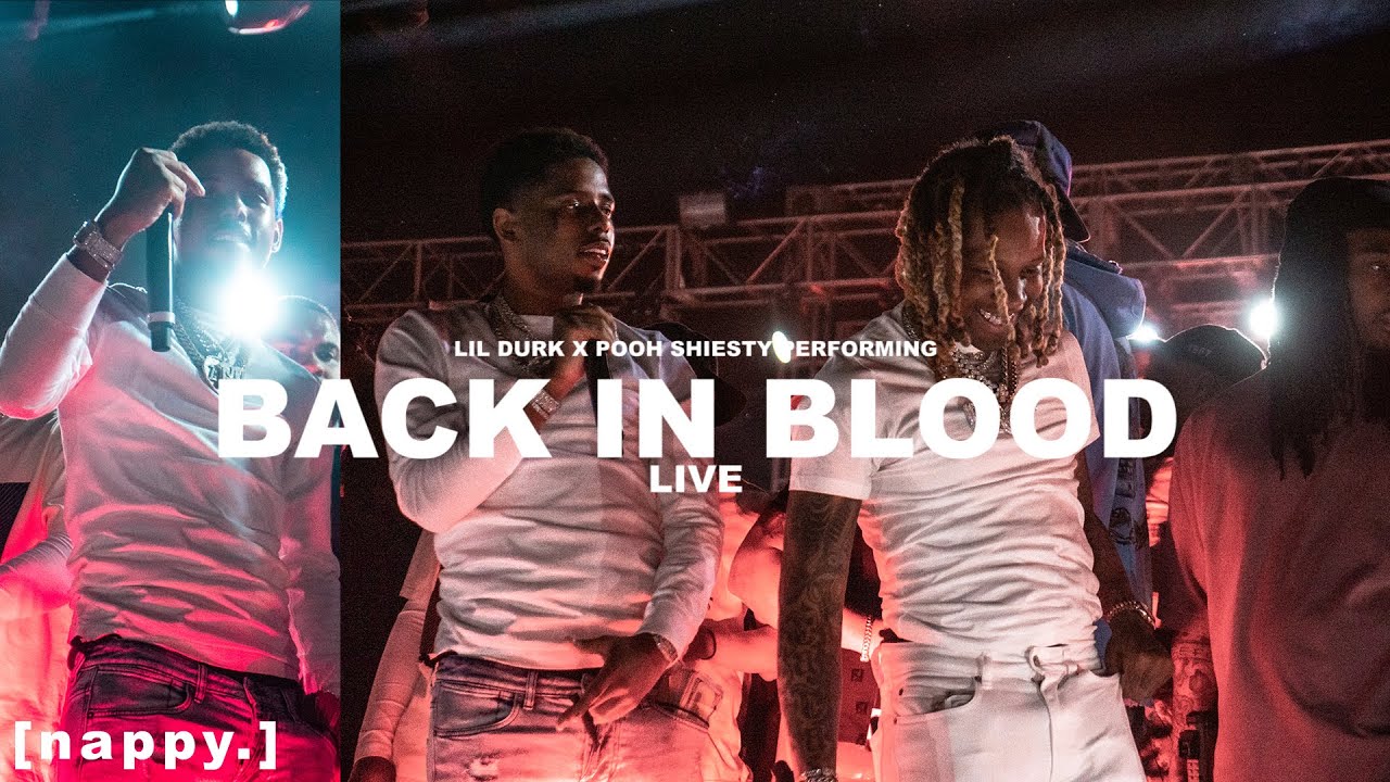 Lil Durk & Pooh Shiesty performing 'Back In Blood' Live at SMURKCHELLA ...