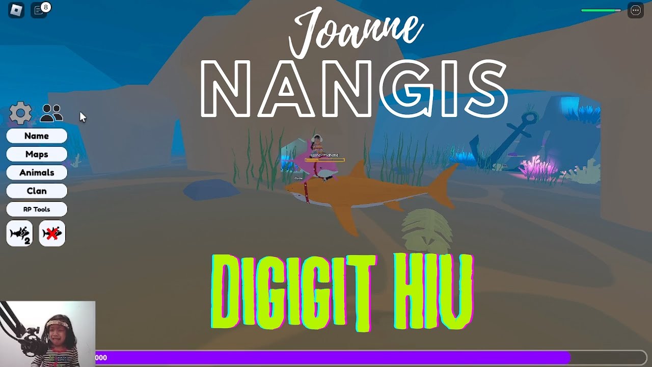 Animal Sim UNDERWATER : Joanne Nangis Lumba-Lumbanya digigit HIU - YouTube