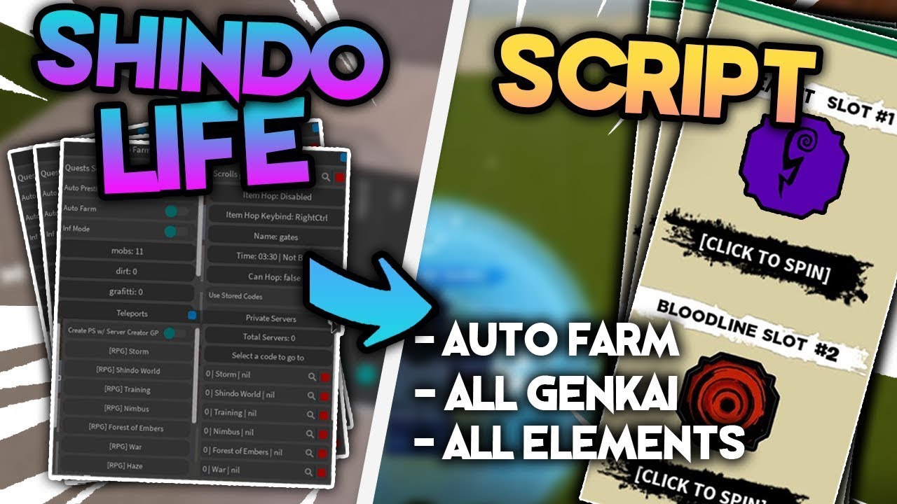 [NEW] ROBLOX Shindo Life Script GUI Hack Auto Farm - YouTube