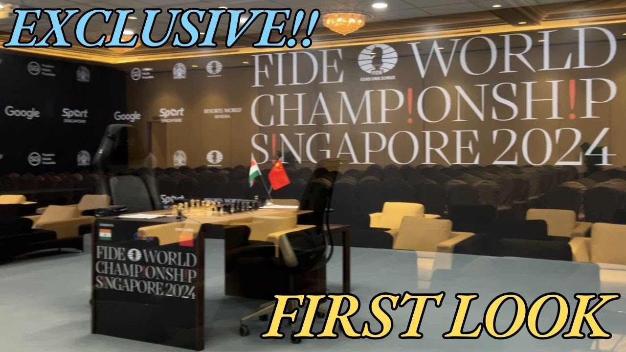 An Exclusive First Look At The World Chess Championship Playing Area In ...