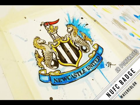 How to draw Newcastle United crest - YouTube