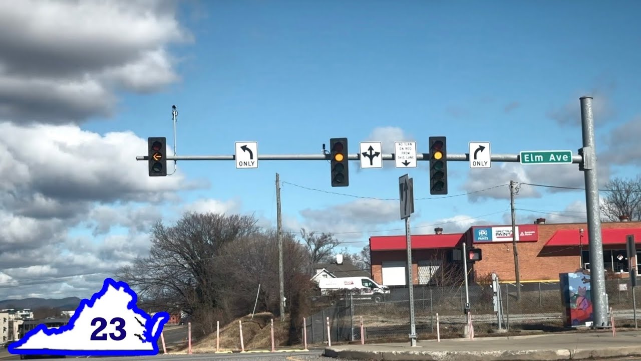 Virginia Traffic Lights 23 - YouTube